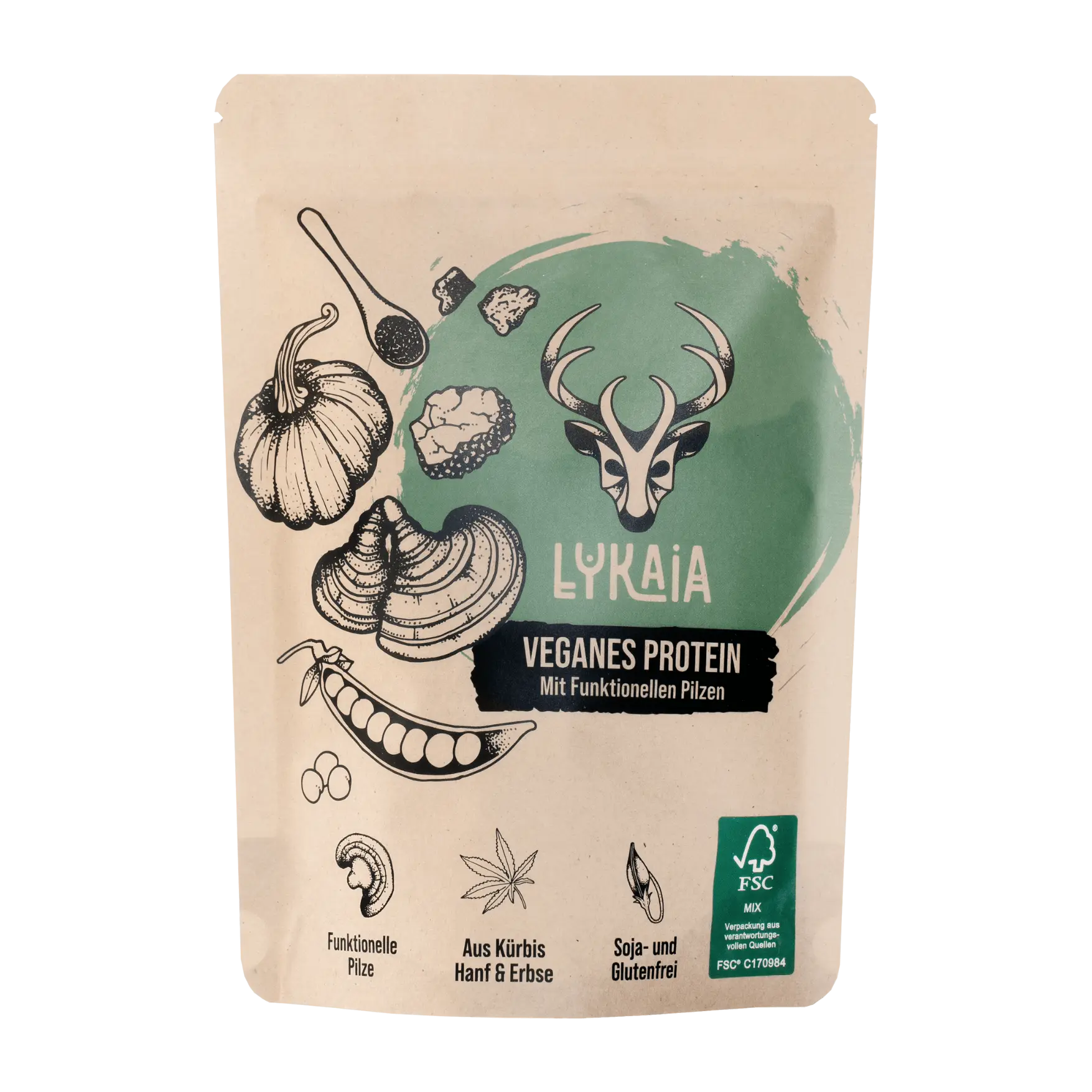 Veganes Mushroom Protein – Lykaia Nutrition