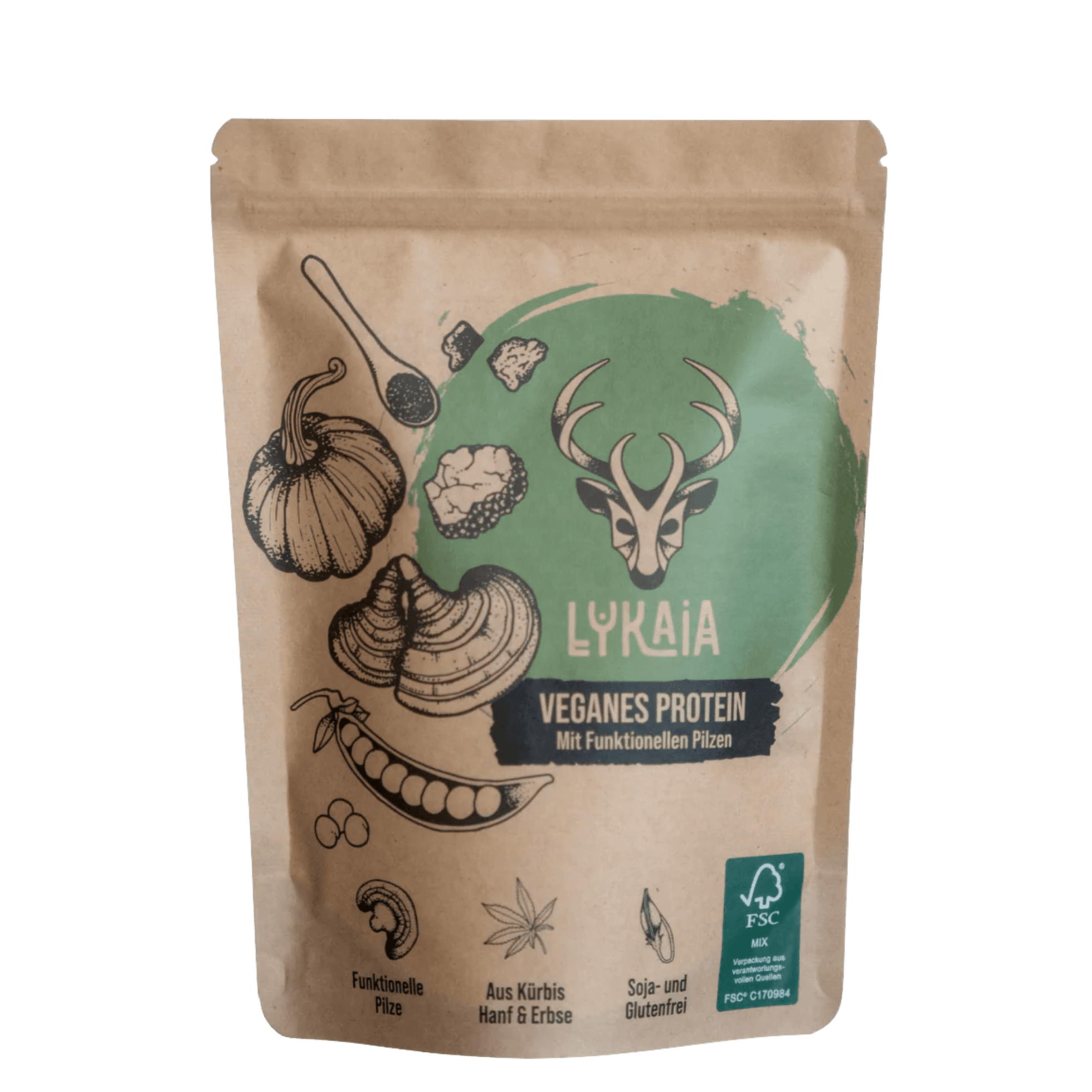 Veganes Mushroom Protein – Lykaia Nutrition